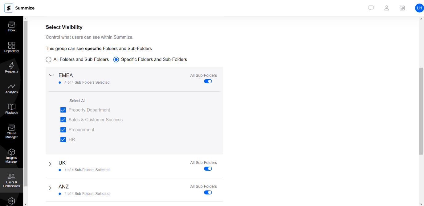 Users & Permissions