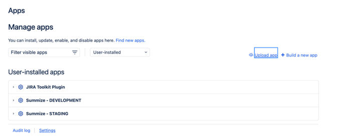 Setting up the Jira integration on Summize