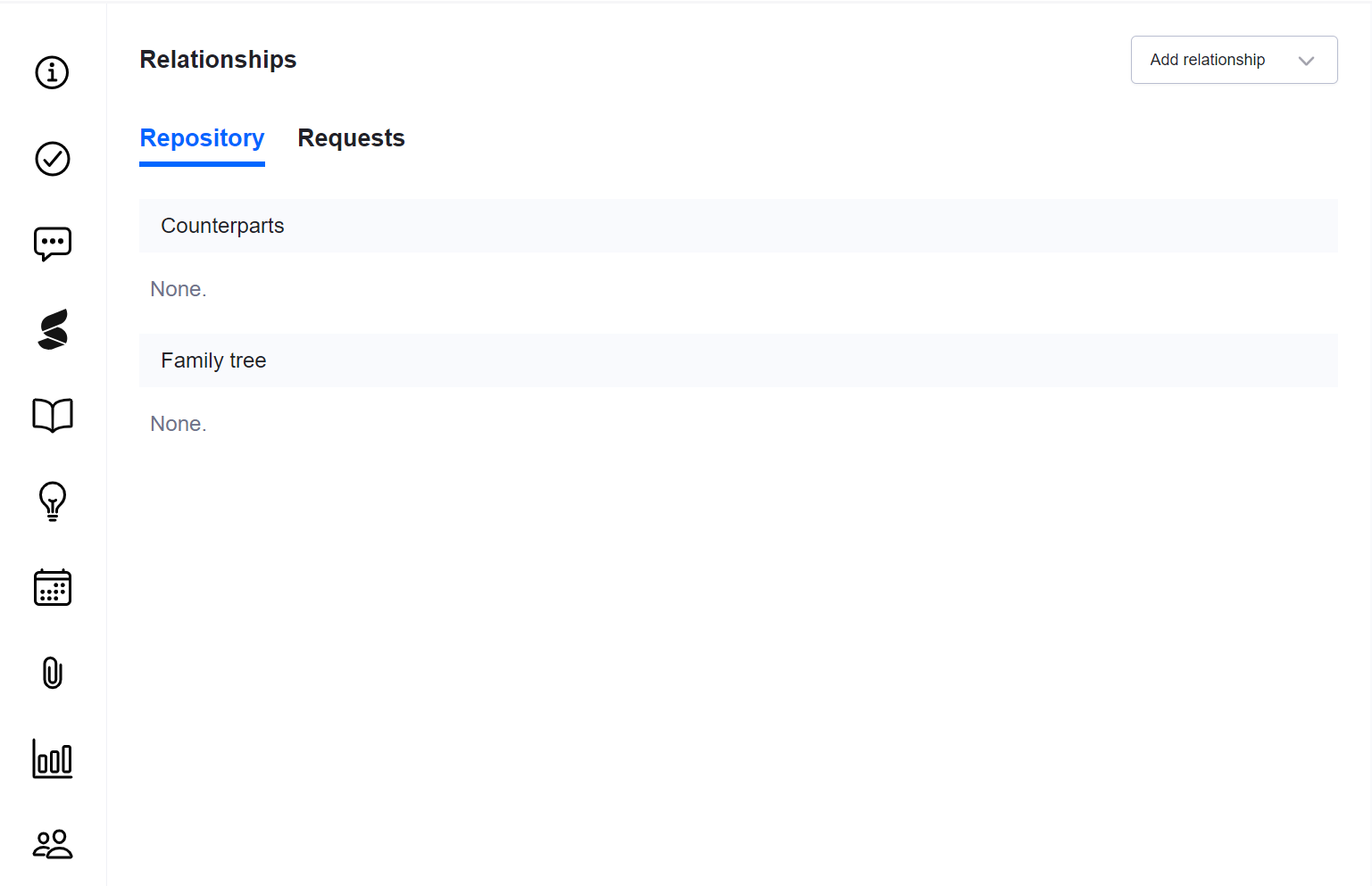 How to use Contract Relationships in Repository