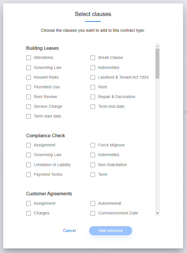 How to Configure Clauses in Clause Manager