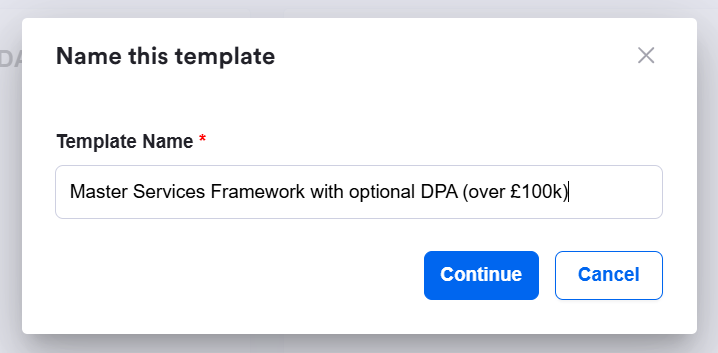 Setting up Create Templates