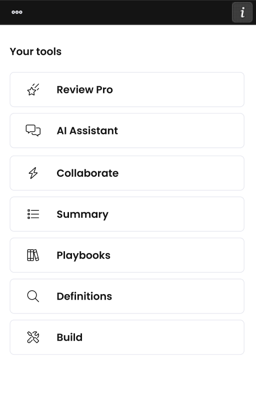 Word Add-in: Updated Interface and Navigation