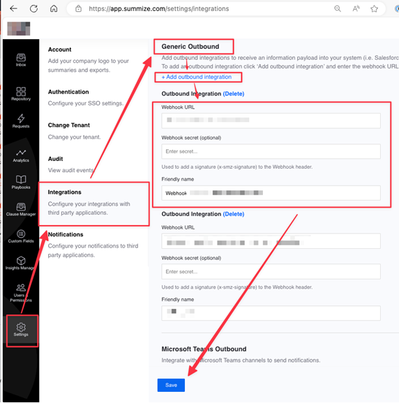 Developer Documentation: Webhooks